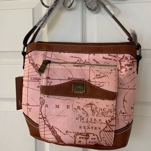 b.o.c. Bags | Boc Vinyl Purse Black Brown | Poshmark